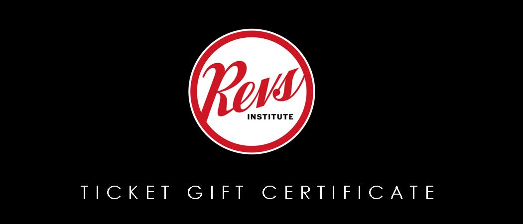 Revs Institute Gift Certificates